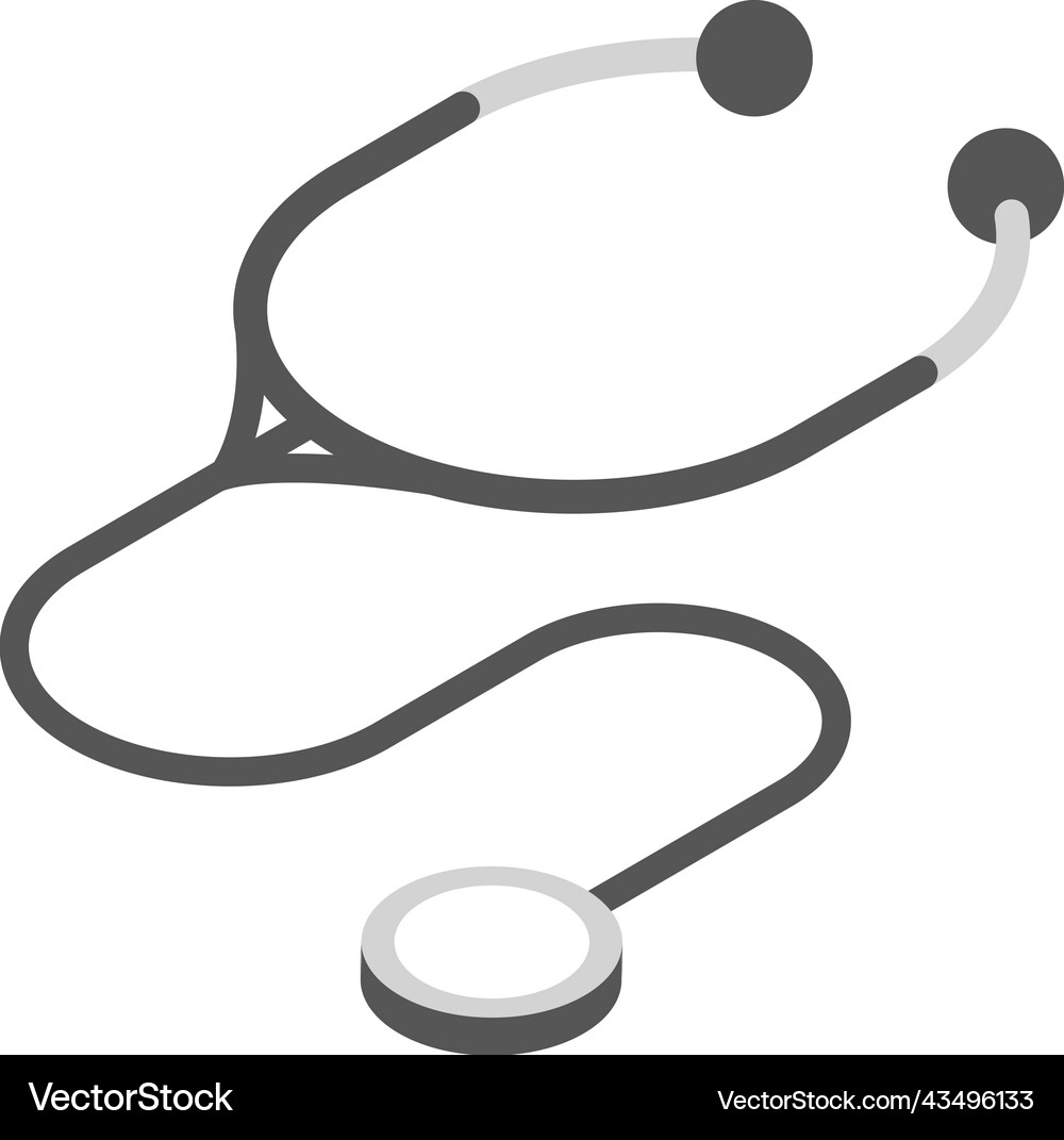 Stethoscope medical equipment Royalty Free Vector Image
