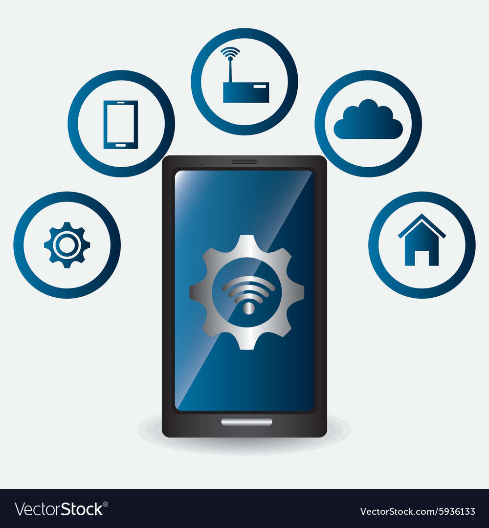 Technology digital design Royalty Free Vector Image