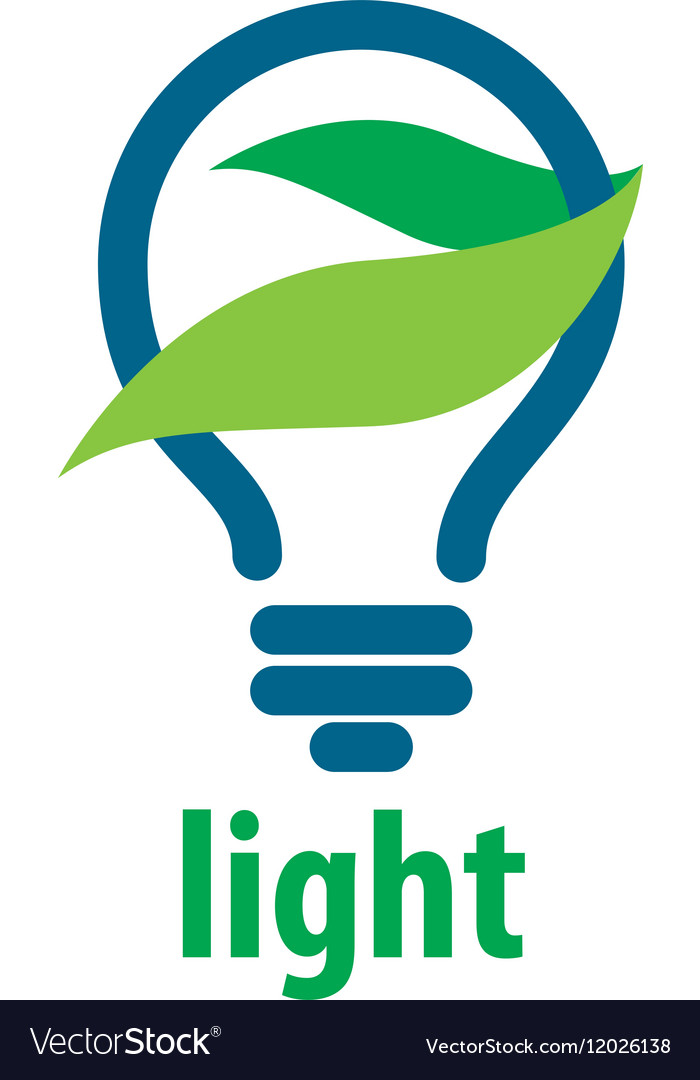 Logo light Royalty Free Vector Image - VectorStock