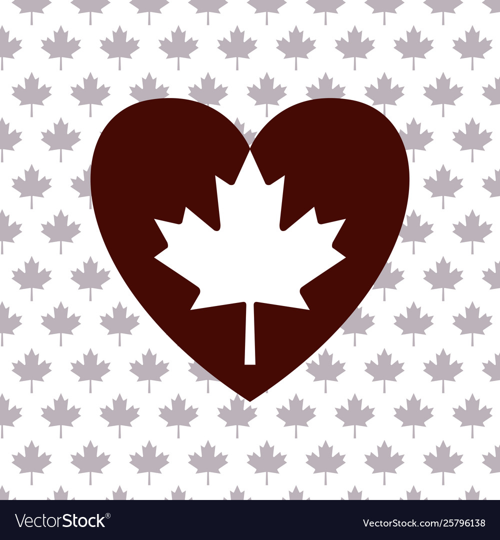 Maple leaf background design Royalty Free Vector Image