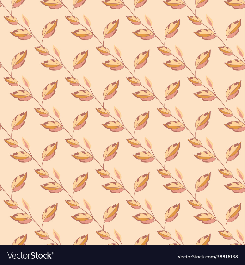 Seamless pattern with trees branches Royalty Free Vector