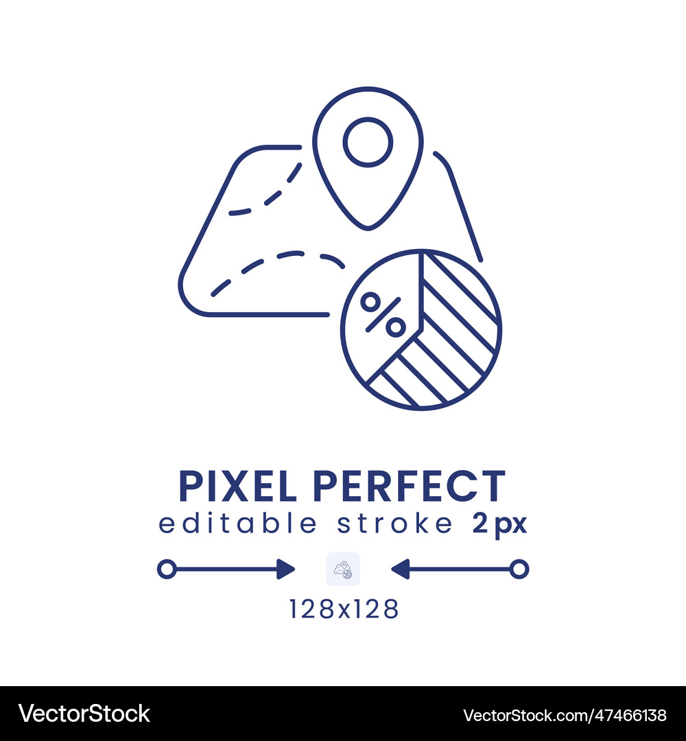 State and local taxes linear desktop icon Vector Image
