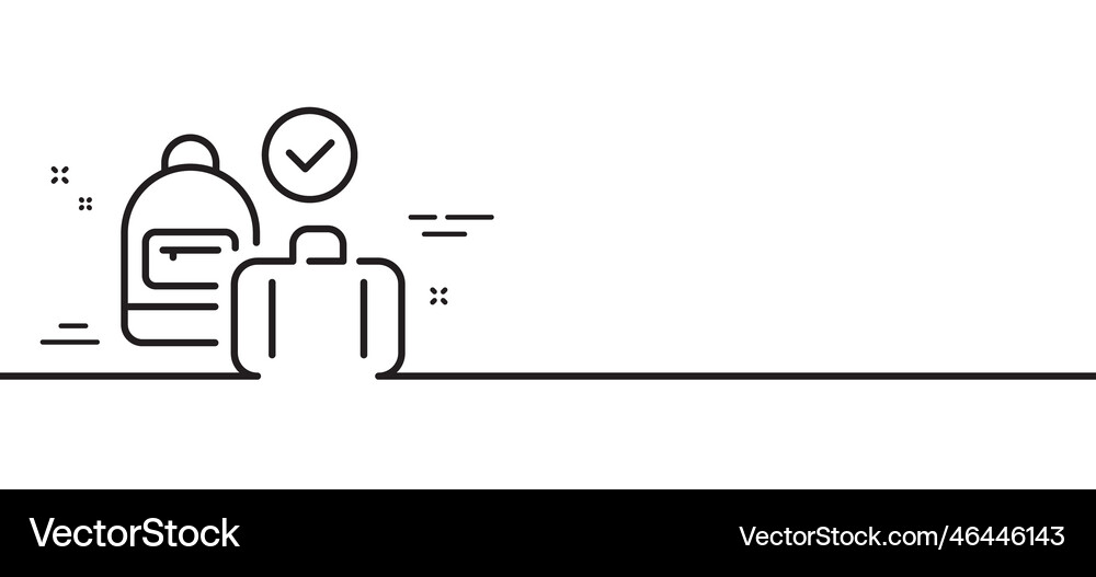 Carry-On Baggage Icon - Travel Royalty Free Vector Image