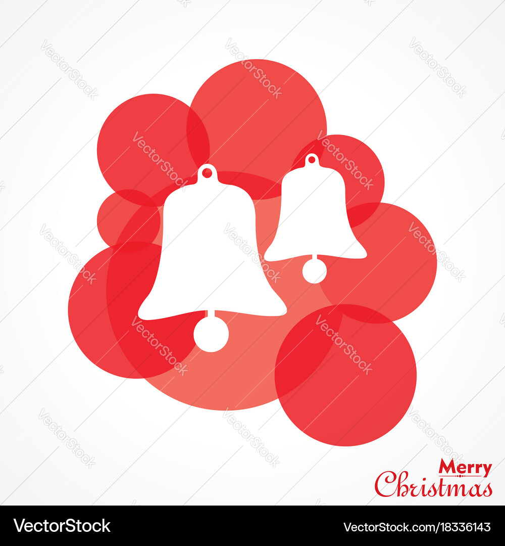 Christmas greeting with symbols Royalty Free Vector Image
