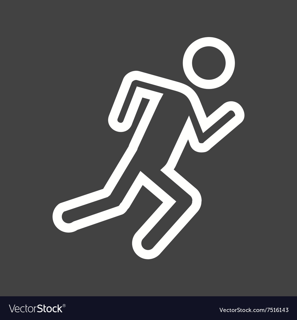 Running Royalty Free Vector Image - VectorStock