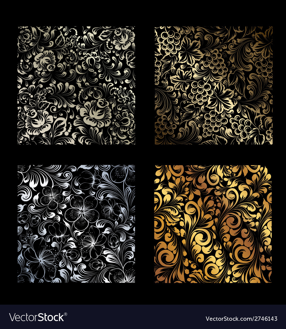 Set of patterns Royalty Free Vector Image - VectorStock