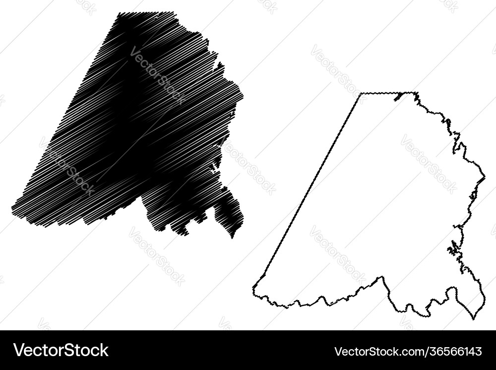 Stanly county north carolina state us county Vector Image