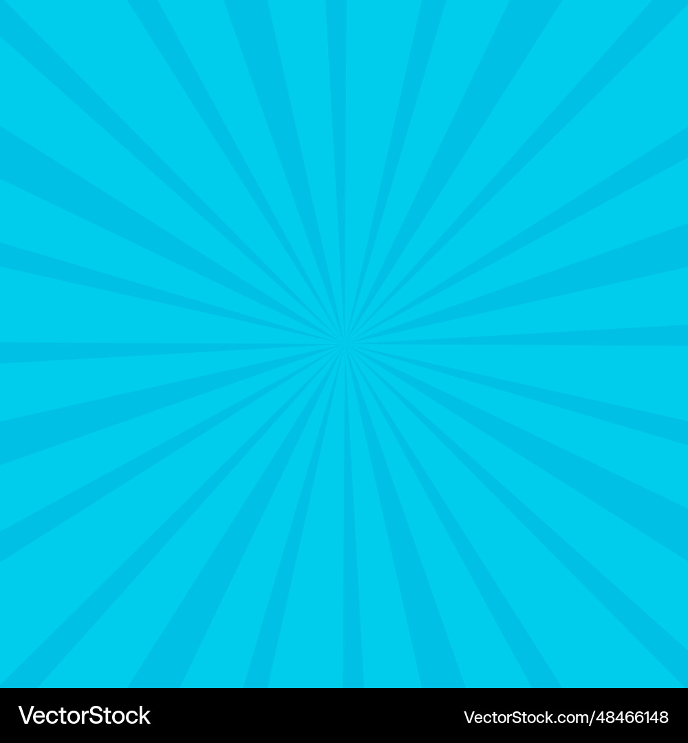 Blue retro burst background vintage abstract Vector Image