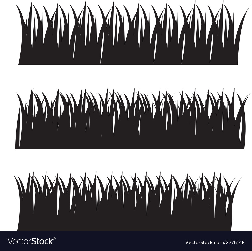 Grass design elements Royalty Free Vector Image
