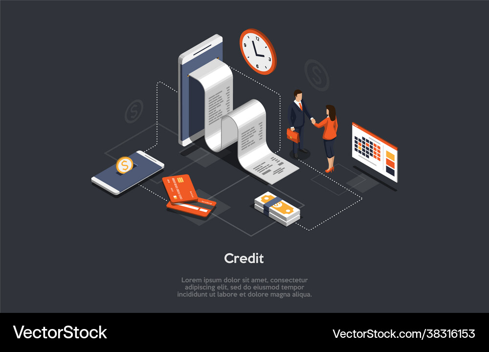 On dark background with infographic Royalty Free Vector