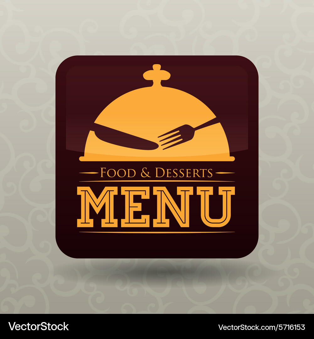 Restaurant digital design Royalty Free Vector Image