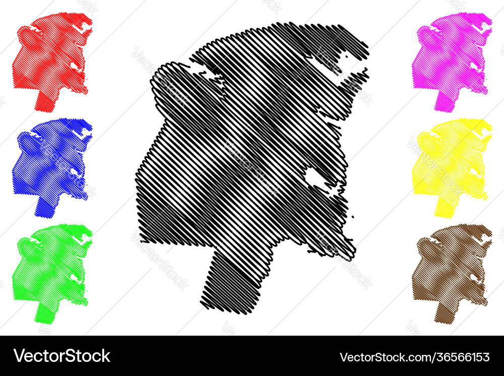 Tyrrell county north carolina state us county Vector Image