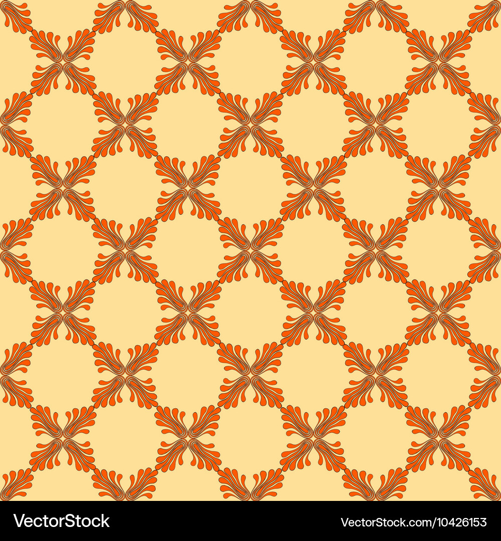 Vintage Floral Wallpaper Royalty Free Vector Image