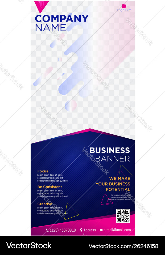 Banner business company website headers tags web Vector Image