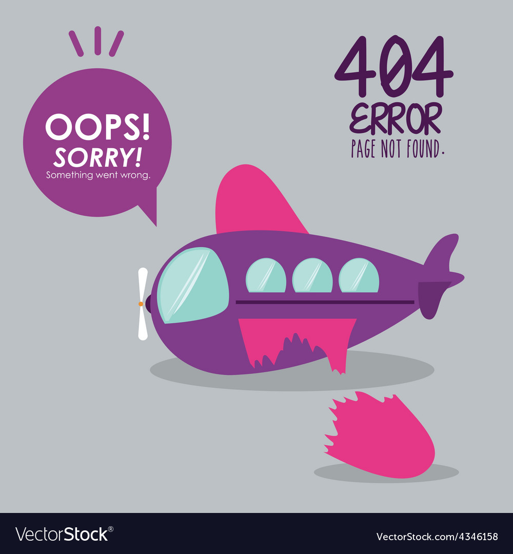 Error design Royalty Free Vector Image - VectorStock