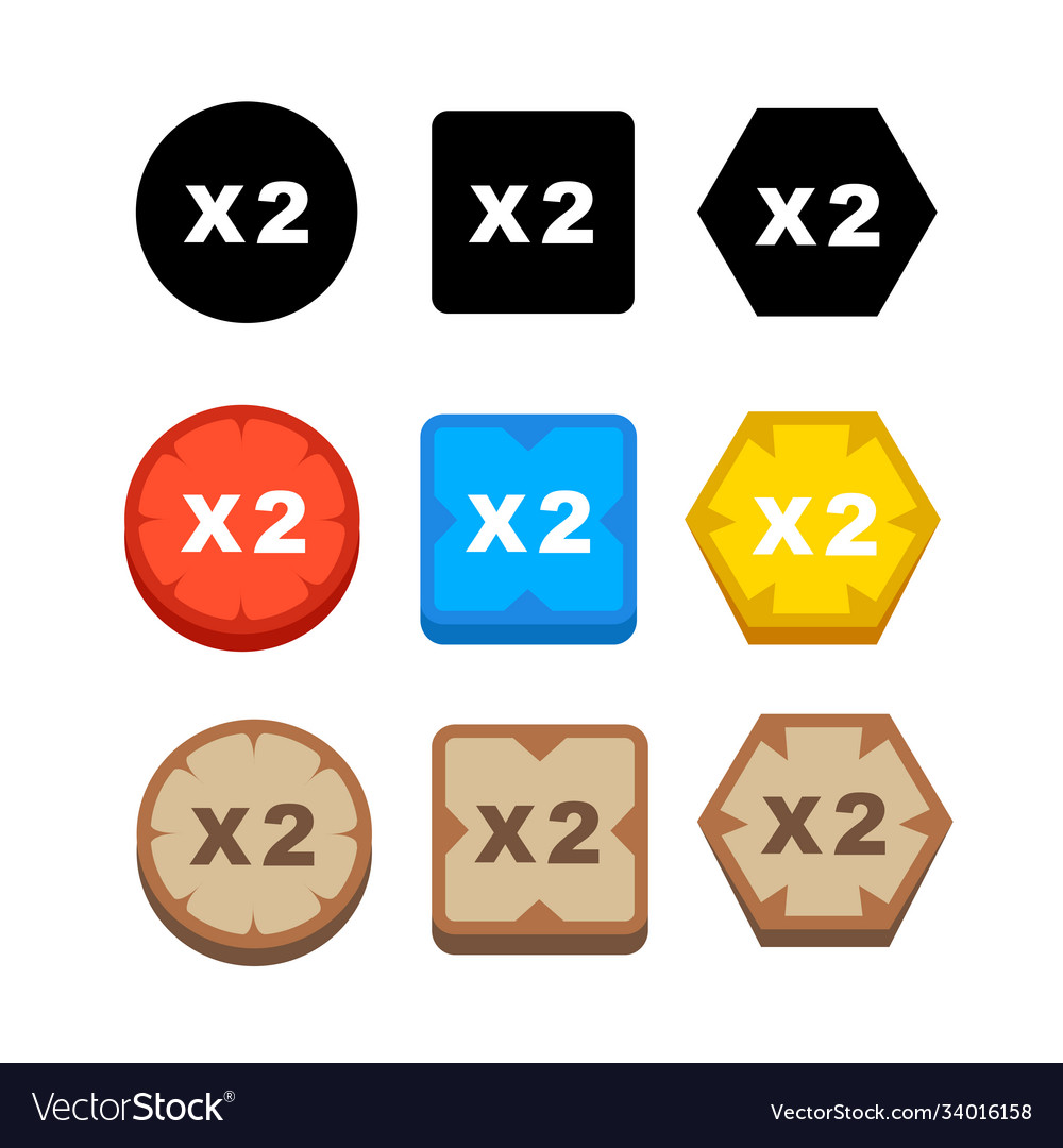 Internet button x2 Royalty Free Vector Image - VectorStock