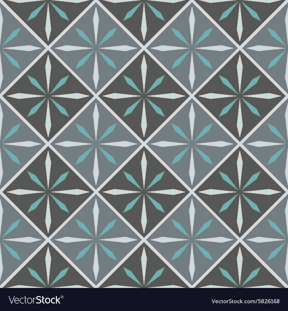Ceramic tile with seamless pattern Royalty Free Vector Image