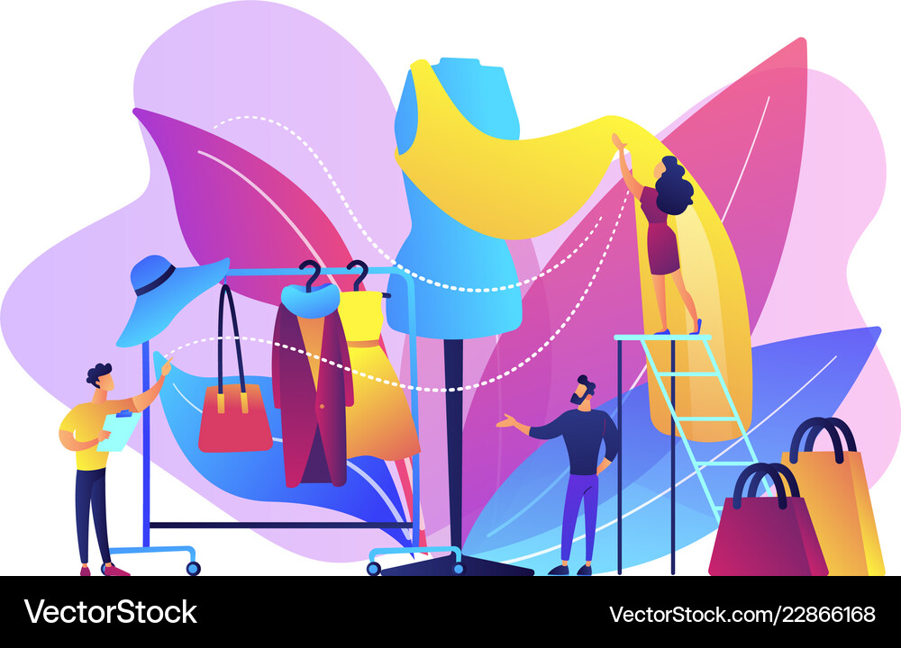 Fashion industry concept Royalty Free Vector Image