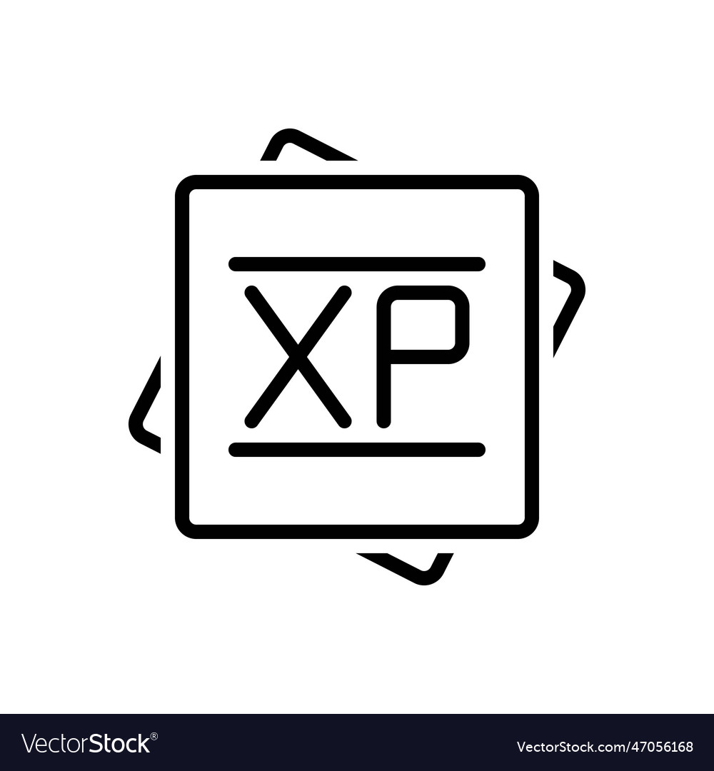 Xp Royalty Free Vector Image - VectorStock