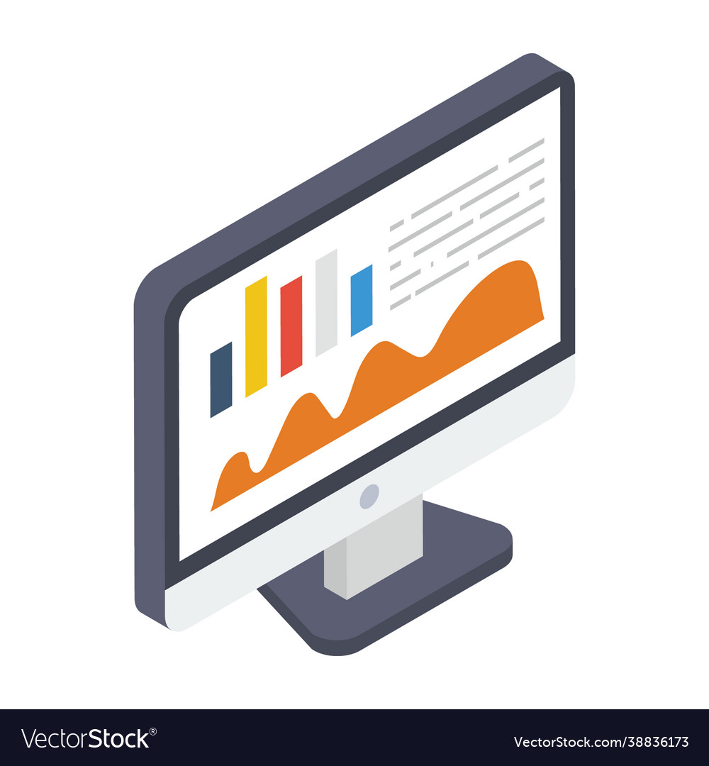 Area graph Royalty Free Vector Image - VectorStock