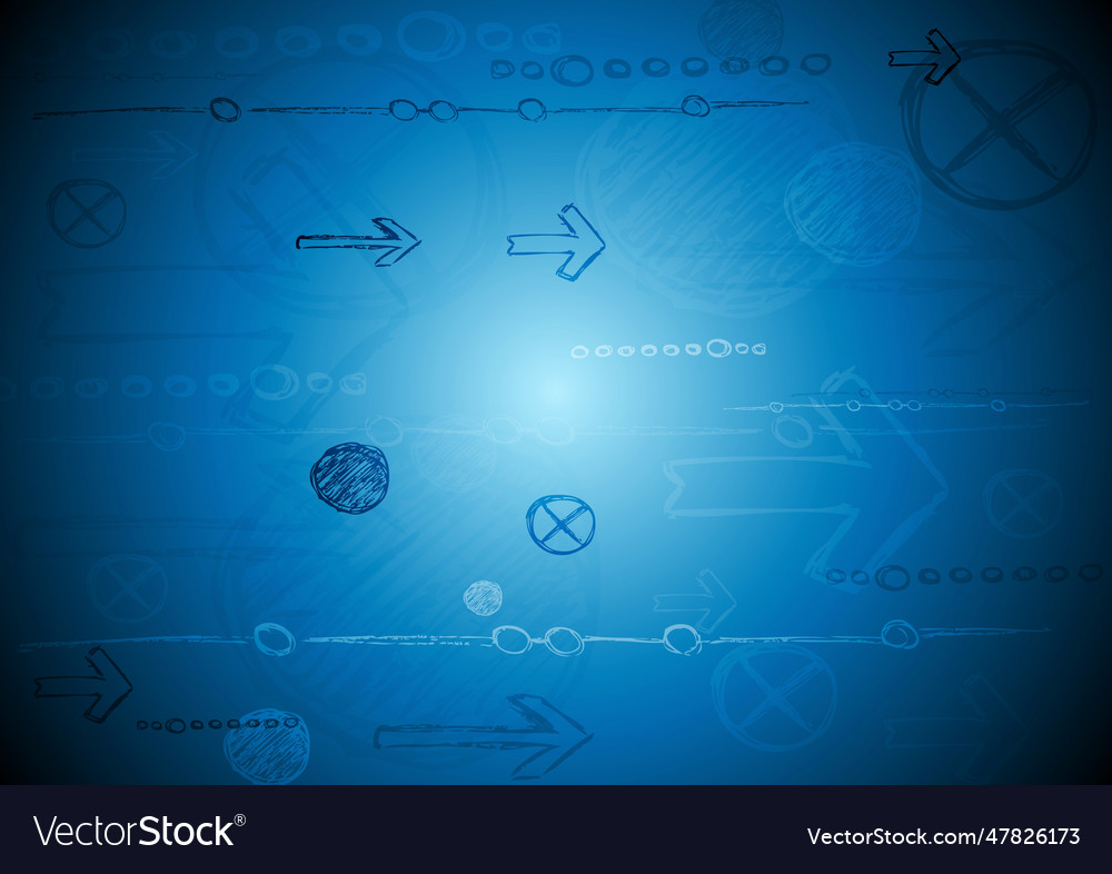Concept technical drawing Royalty Free Vector Image