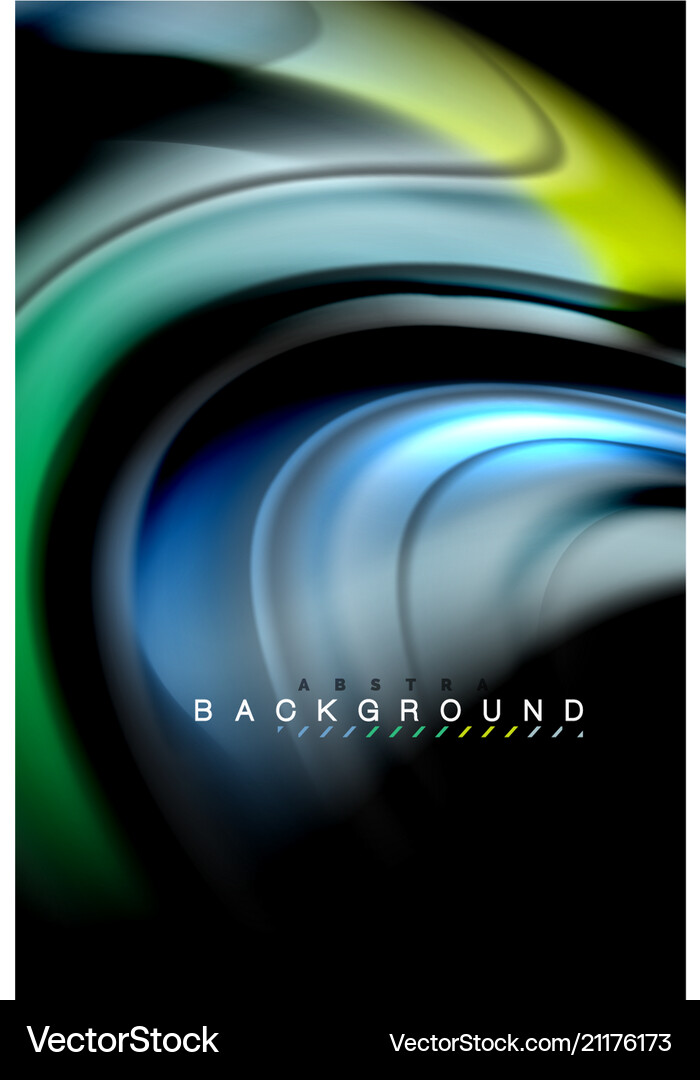 Fluid liquid colors design colorful marble Vector Image