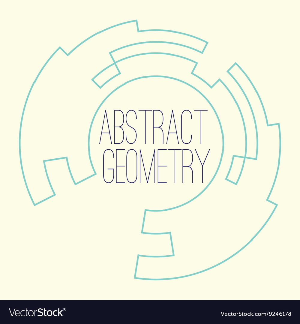 Abstract simple geometry figure for your text logo