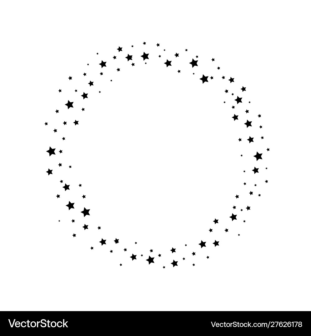 Celestial Star Trail Royalty Free Vector Image