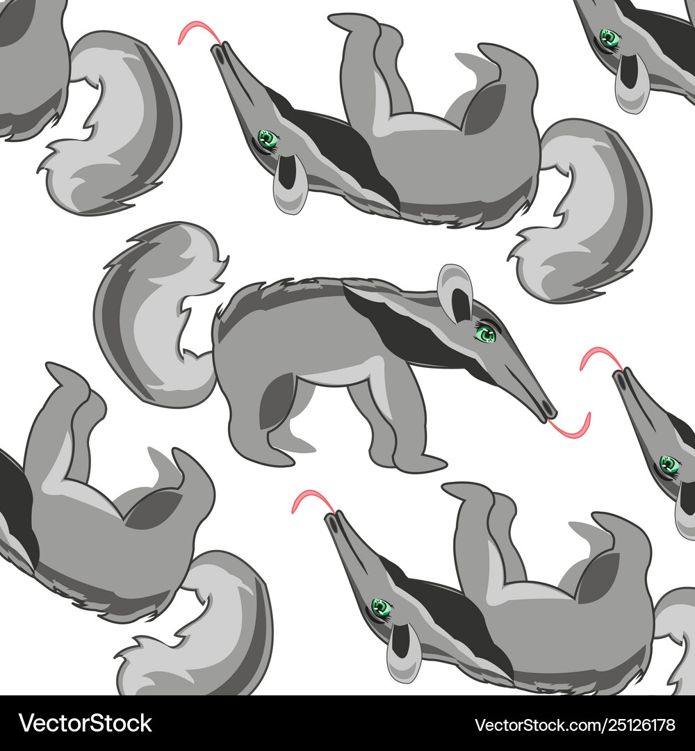 Decorative pattern animal Royalty Free Vector Image