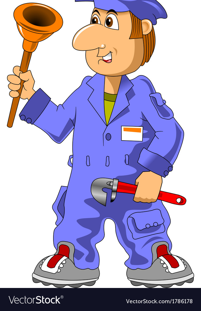 Plumber Royalty Free Vector Image - VectorStock