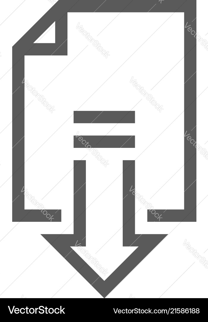 Archive and folders line icon 48x48 pixel Vector Image