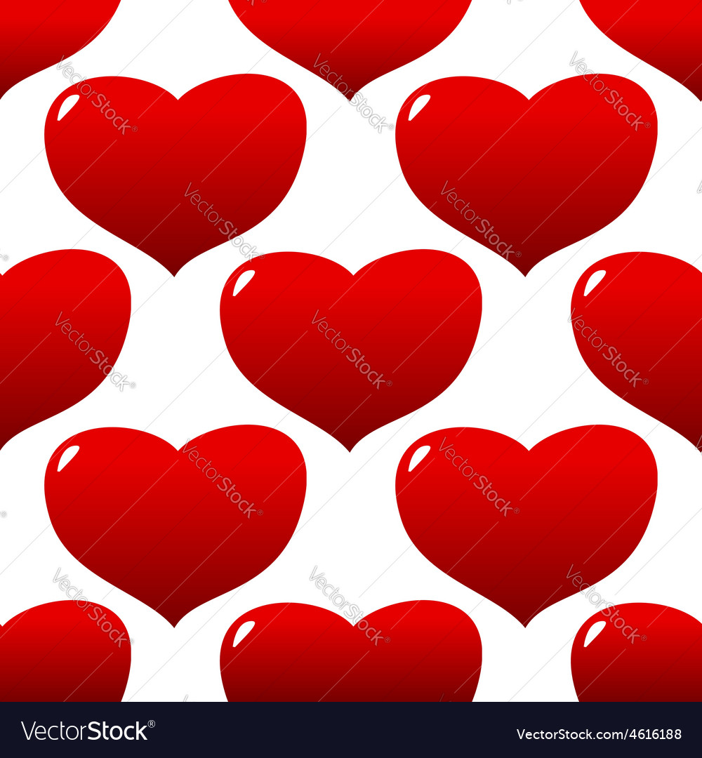 Heart pattern Royalty Free Vector Image - VectorStock