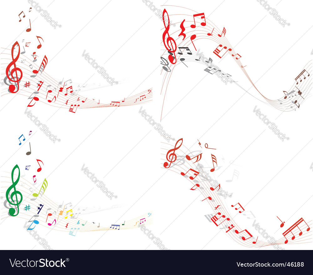 Musical notes Royalty Free Vector Image - VectorStock