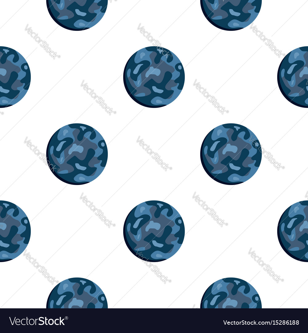 Small planet pattern seamless Royalty Free Vector Image