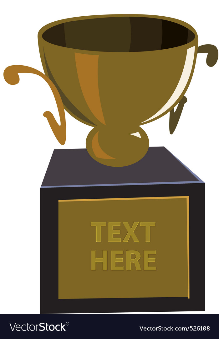 Trophy Royalty Free Vector Image - VectorStock