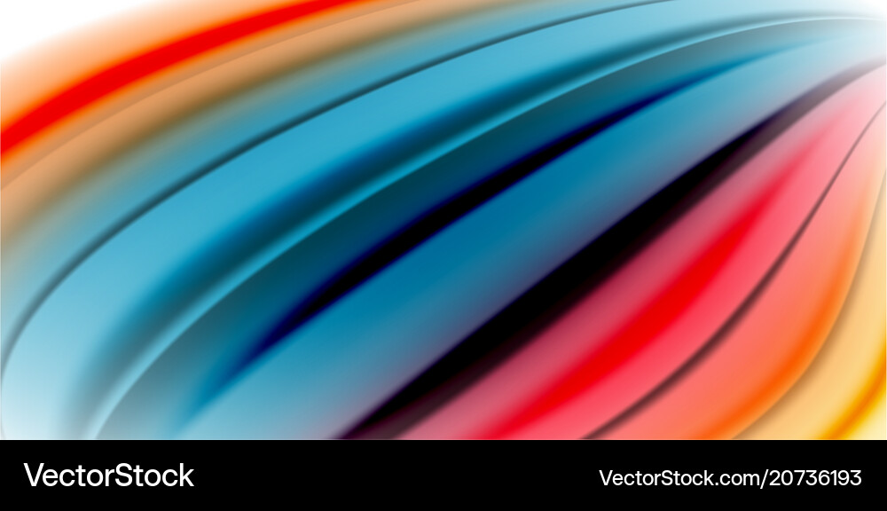 Gel jelly fluid flowing liquid rainbow style Vector Image