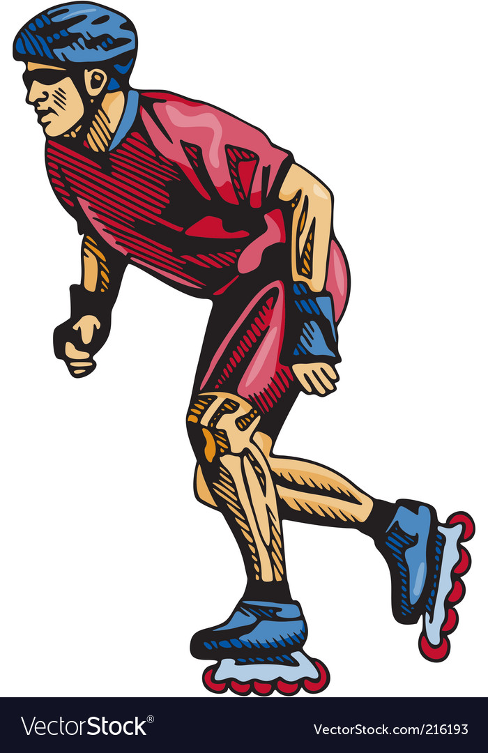 Skating Royalty Free Vector Image - VectorStock