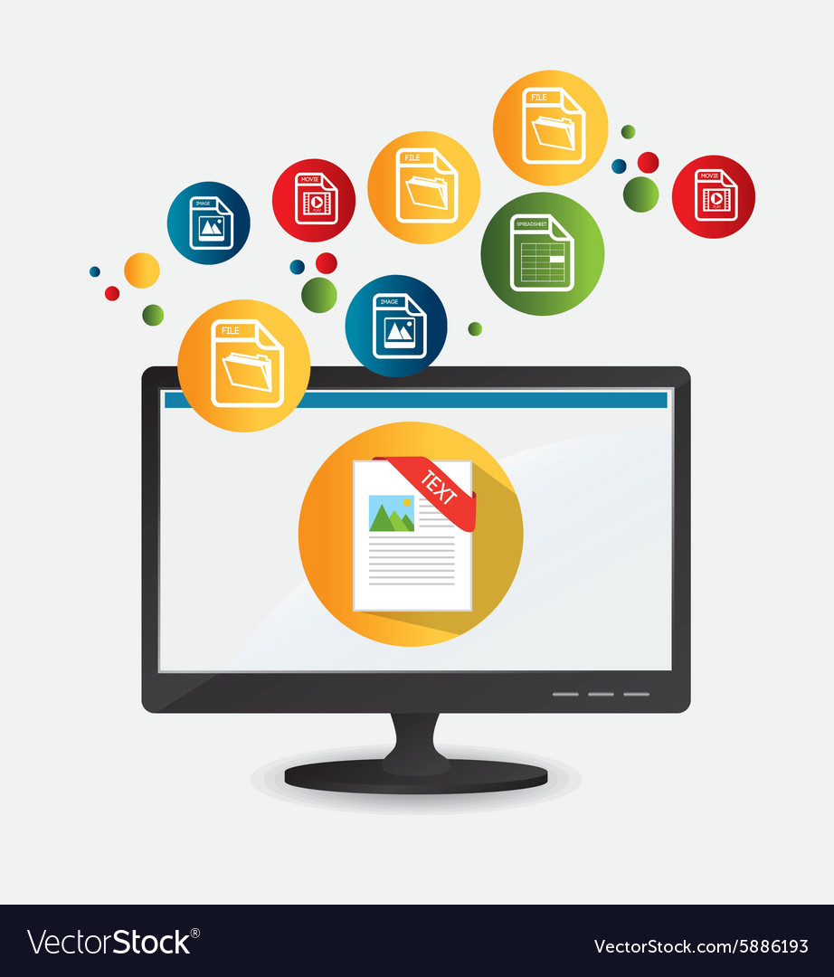 Spreadsheet design Royalty Free Vector Image - VectorStock