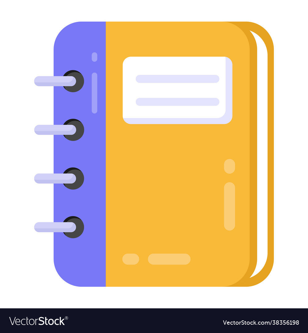 Notepad Royalty Free Vector Image - VectorStock