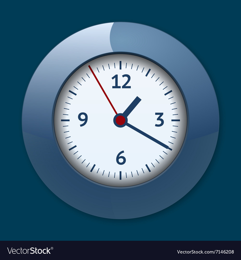 Abstract clock Royalty Free Vector Image - VectorStock