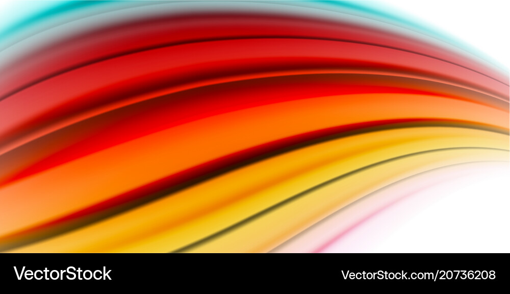 Gel jelly fluid flowing liquid rainbow style Vector Image