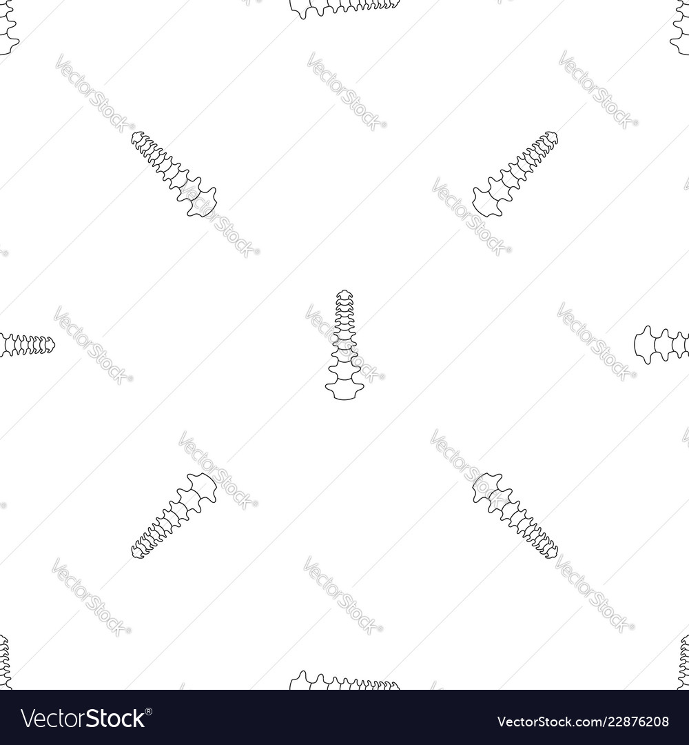 Human spine pattern seamless Royalty Free Vector Image