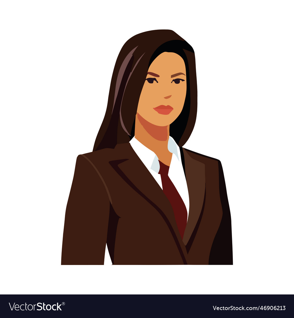 Successful businesswoman standing Royalty Free Vector Image Successful businesswoman standing Royalty Free Vector Image