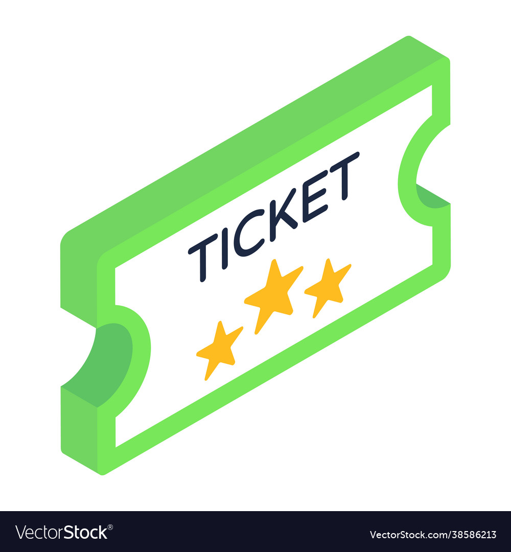 Ticket Royalty Free Vector Image - VectorStock