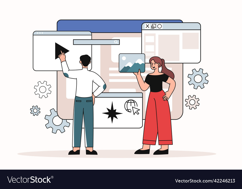 Ui ux development Royalty Free Vector Image - VectorStock Ui ux development Royalty Free Vector Image - VectorStock