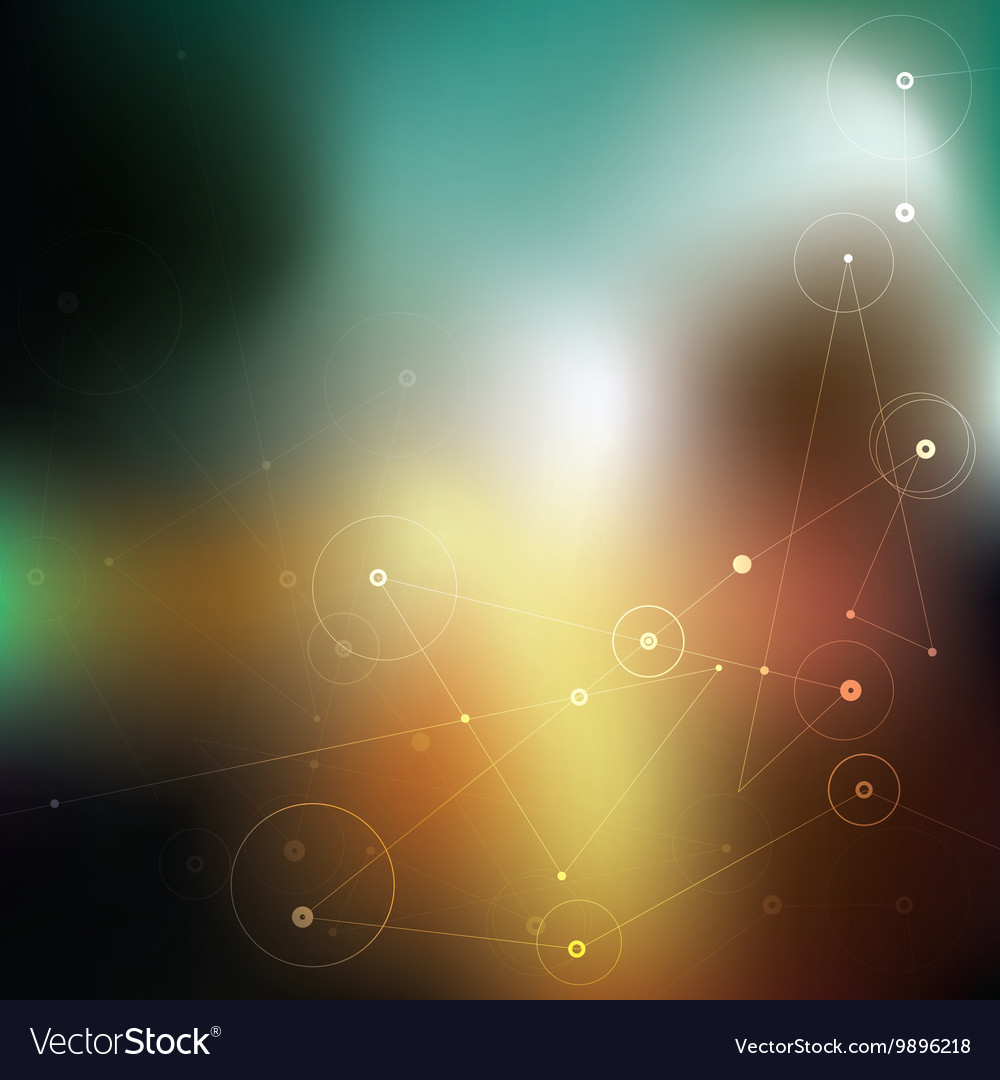 Abstract Molecular Connection Royalty Free Vector Image
