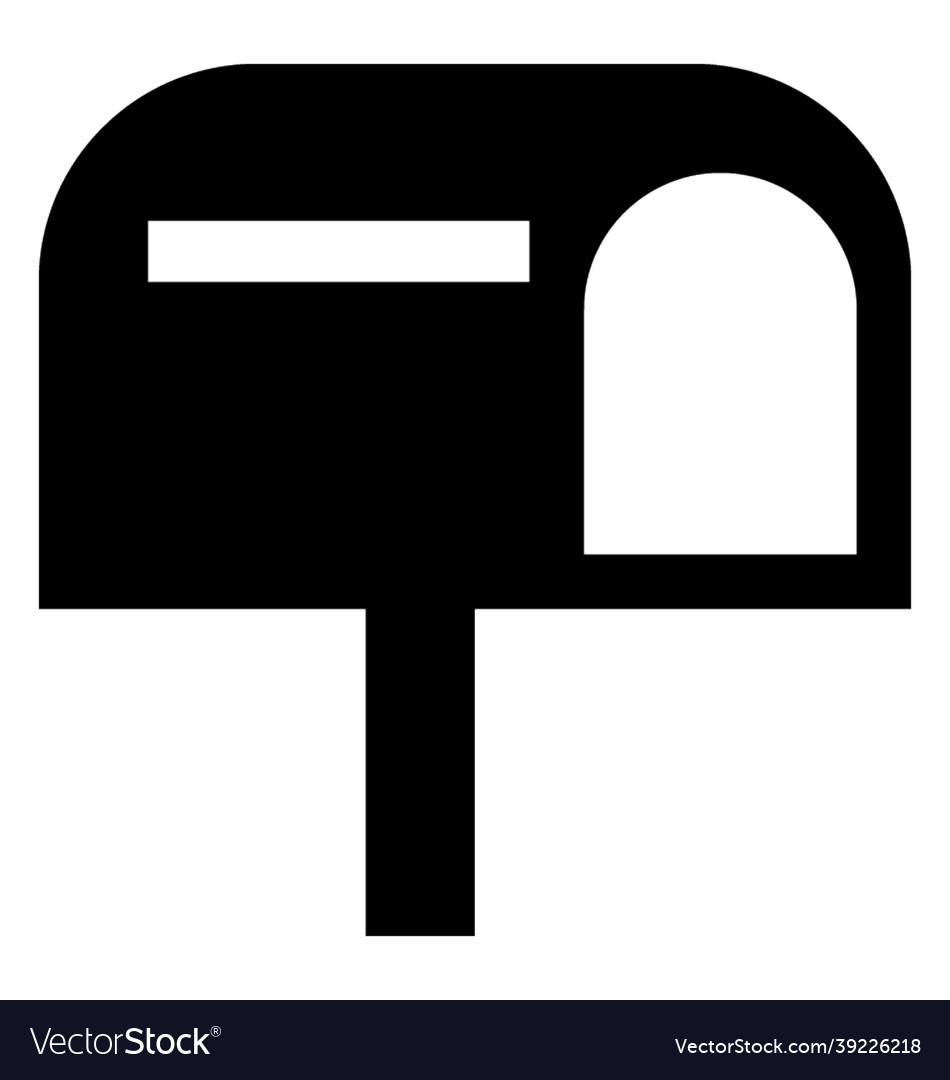 Postbox Royalty Free Vector Image - VectorStock