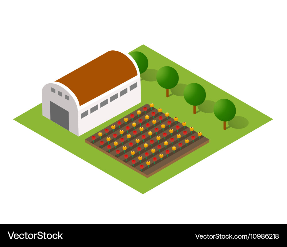Rural landscape with nature Royalty Free Vector Image