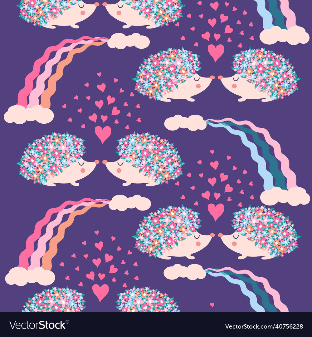 Seamless childish floral pattern with flowers Vector Image Seamless childish floral pattern with flowers Vector Image