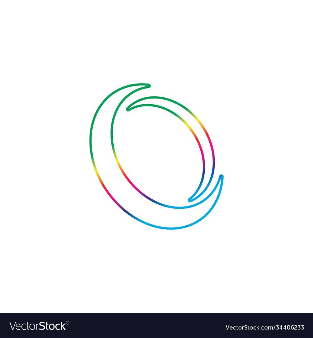Circle ring logo and symbol image Royalty Free Vector Image